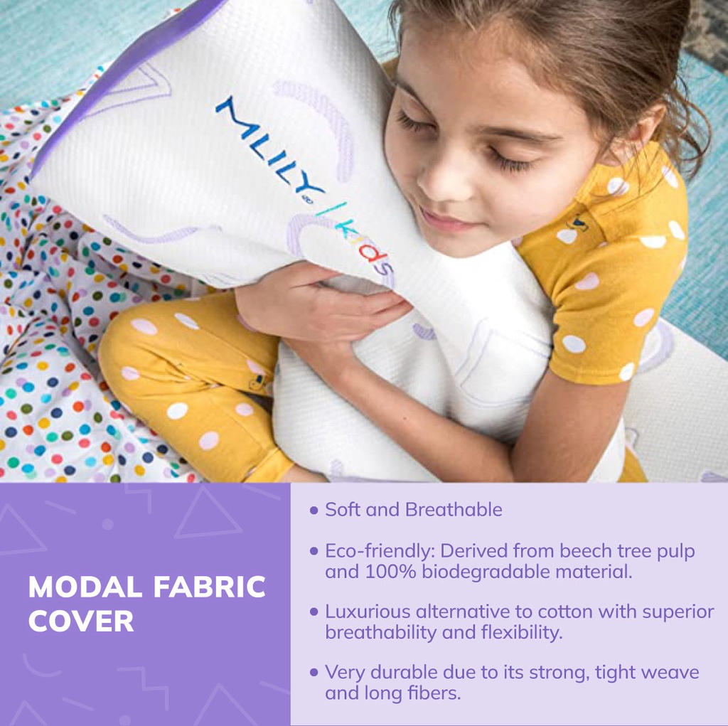 MLILY 3-in-1 JAMA Kids Adjustable Contour Memory Foam Pillow | Shopee ...