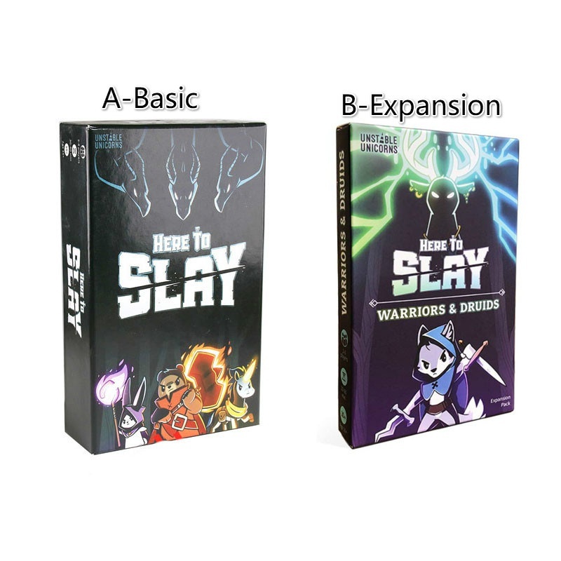 Here To Slay Board Game Full Family Party Fun Cards Games Expansion ...