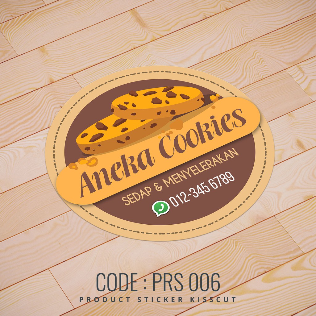 100 PCS STICKER LABEL PRODUCT CUSTOM 🔥 [READY STOCK] STICKER PRODUK ...