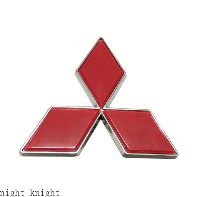 MITSUBISHI Logo Car Auto Front Rear Trunk Lid Emblem Badge Sticker ...