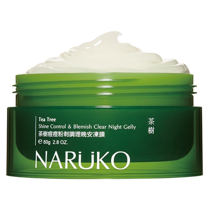 NARUKO Tea Tree Shine Control&Blemish Clear Night Gel 80g (W) | Shopee ...