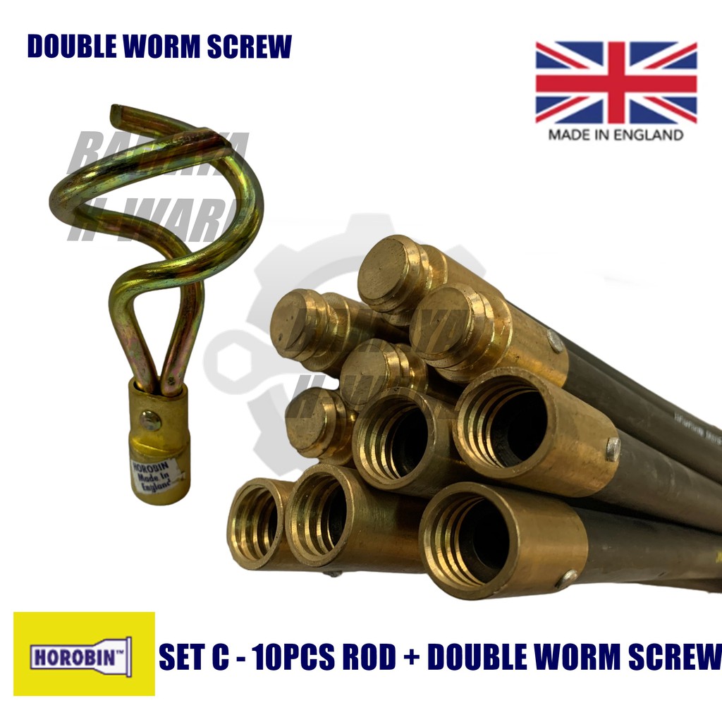 HOROBIN Sewage Cleaning Rod. Remove Clogs for drain,sink and sewage ...