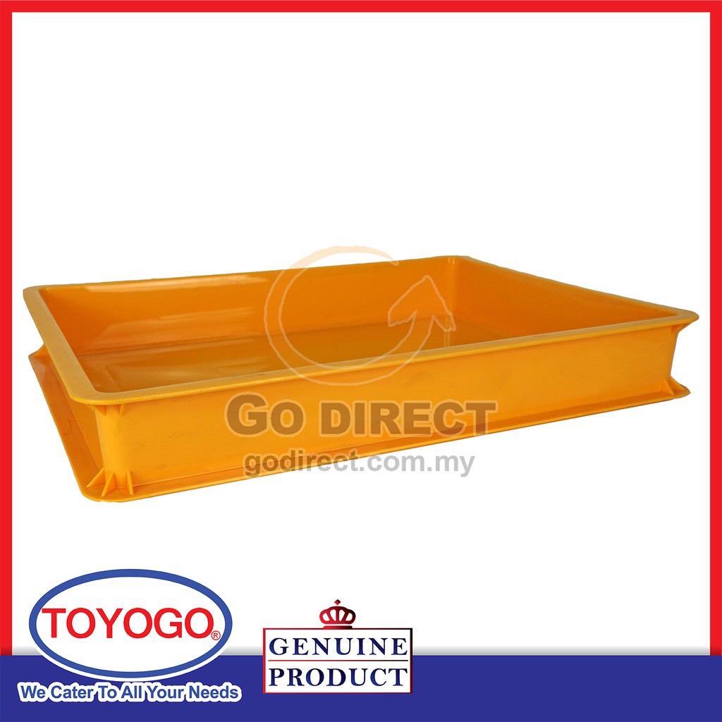 1 X TOYOGO Yellow Food Tray Bakery Cake Bread Small Parts Container ...