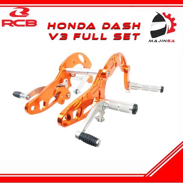 RACING BOY FOOTREST 100% ORIGINAL HONDA DASH V3 FULL SET | Shopee Malaysia