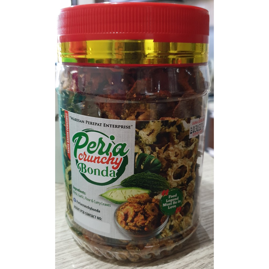 Peria Crunchy Bonda (PCB) Original | Kerepek Peria Goreng | Jajan Kudap ...