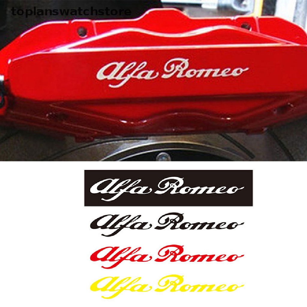 toplans Automobile 4pcs for Alfa Romeo TEMP CAST VINYL BRAKE CALIPER ...