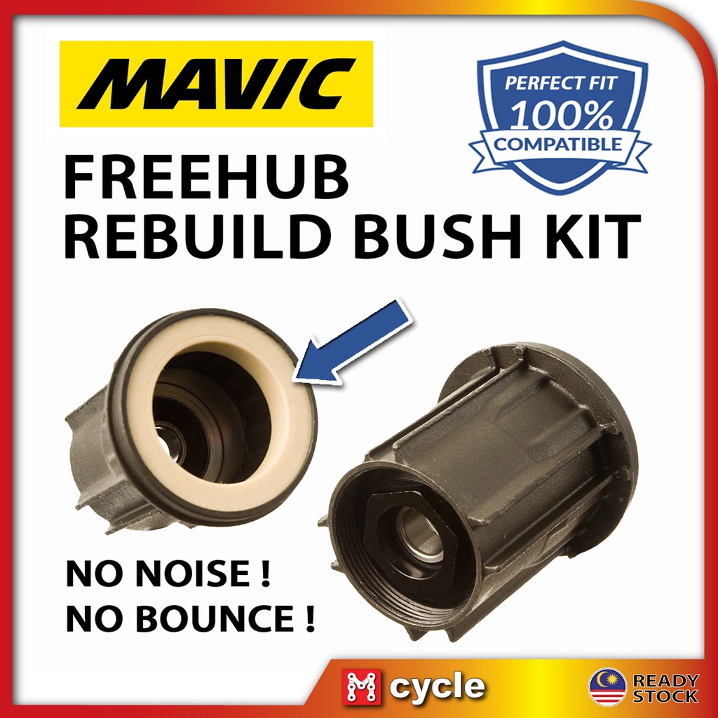 Mavic Freehub Hub Repair Kit Rebuild Replacement Bush Bushing for Cosmic Ksyrium Aksium Elite ...