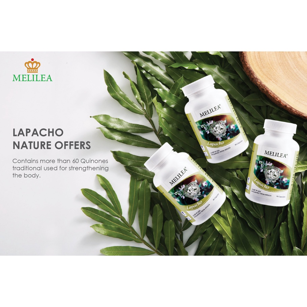 MELILEA Organic Henry Lapacho Quinones Herbal Capsule Antibiotic Immune ...