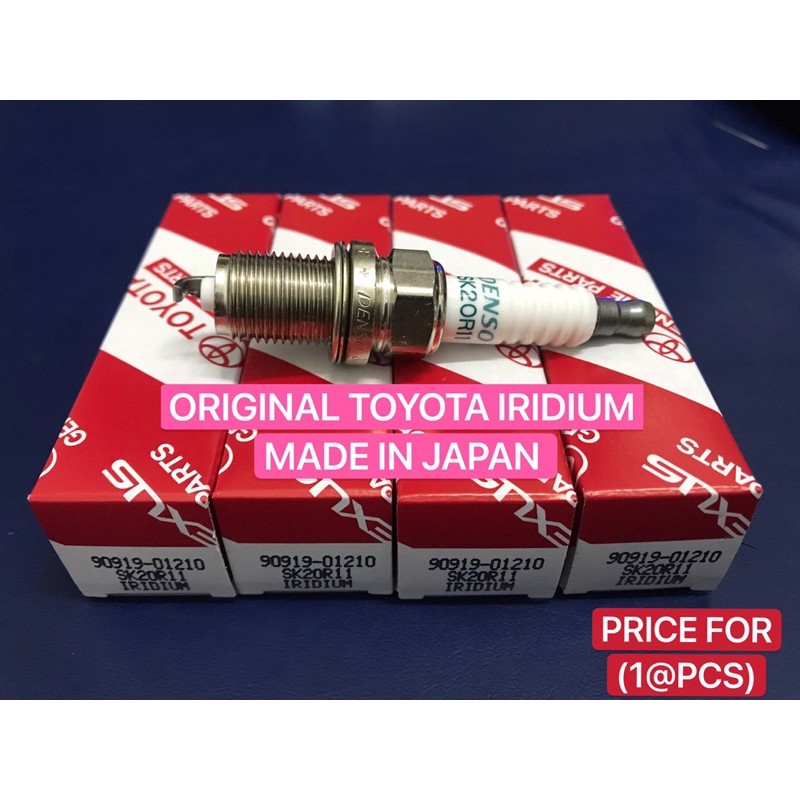 ORIGINAL TOYOTA ESTIMA / VELLFIRE / ALPHARD / CAMRY / ALTIS / IRIDIUM SPARK PLUG 90919-01210 ...