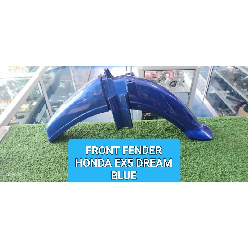 FRONT FENDER HONDA EX5 DREAM DAN EX5 HIGH POWER BLUE/WHITE/DARK BLUE ...