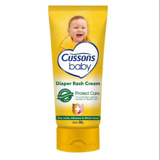 Cussons Diaper Rash Cream Baby 50gr Protect Care Cream Anti Irritation ...