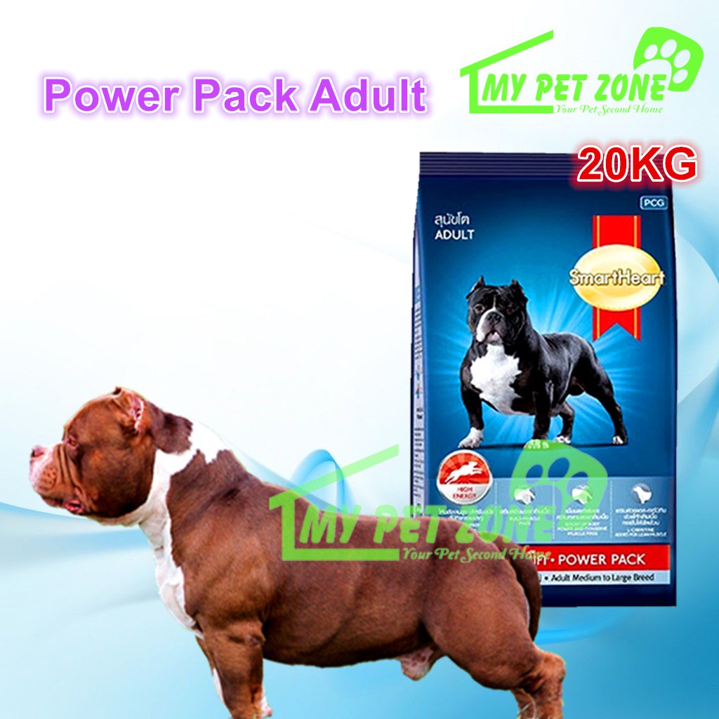 Smart Heart Power Pack Adult Dog 20KG | Shopee Malaysia