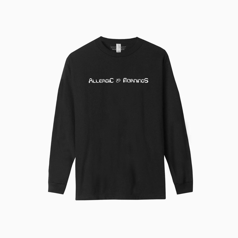 Popculine - Allergy MORNING LONGSLEEVE BLACK ORIGINAL (PONTTE STORE ...