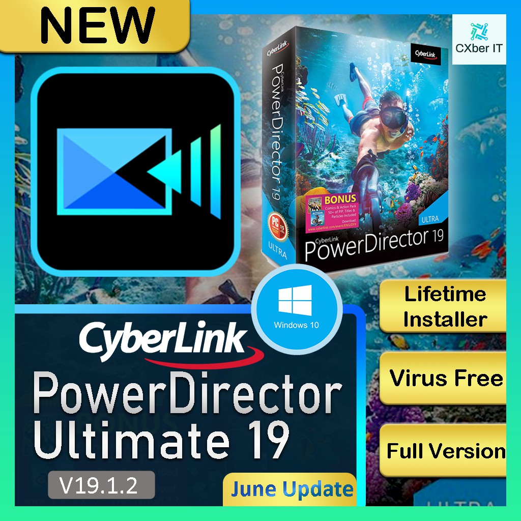 🔥 PowerDirector Ultimate 19 (Latest June) No Watermark | Lifetime ...