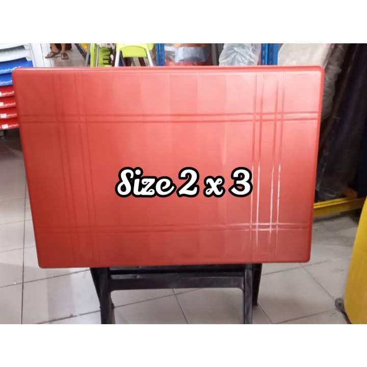 3 X 3 PLASTIC TABLE C/W PLASTIC TABLE LEG / MEJA PLASTIK | Shopee Malaysia