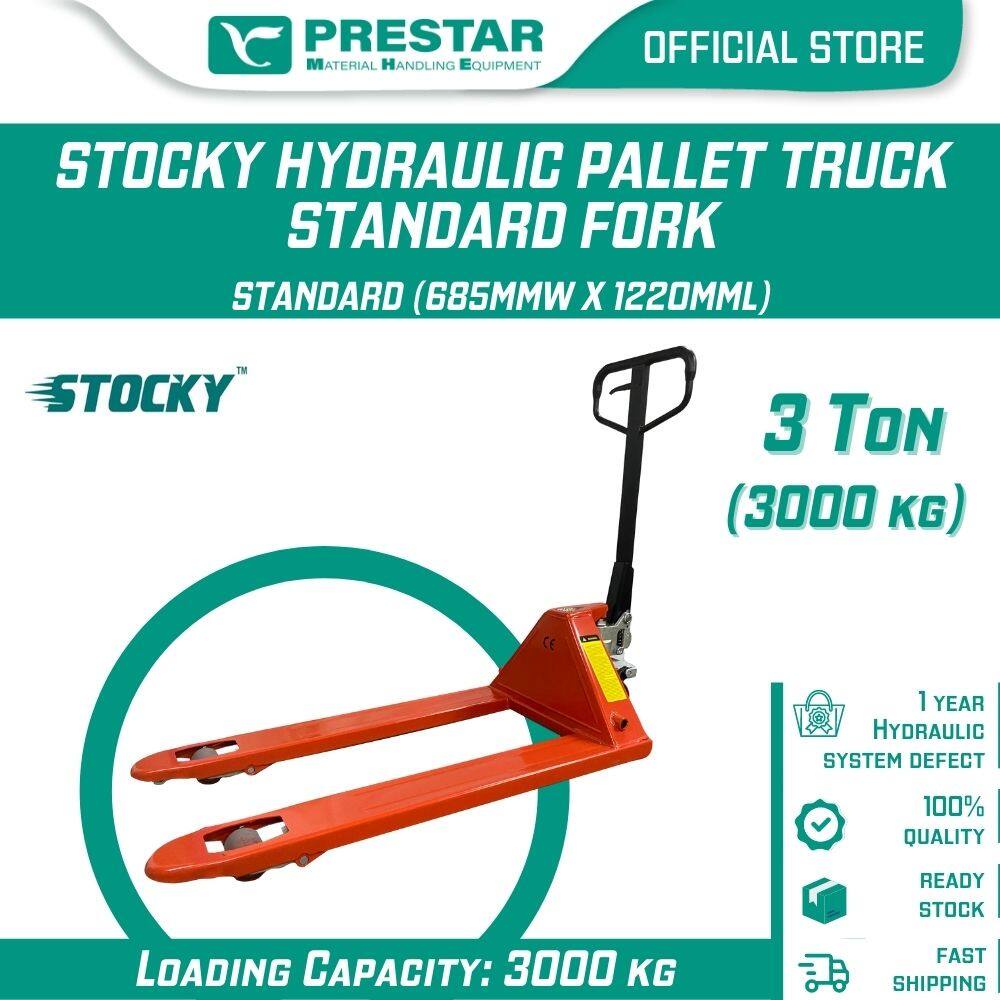 PRESTAR MHE Stocky Hydraulic Pallet Truck (STANDARD) L3 Ton (3000kg ... PRESTAR MHE Stocky Hydraulic Pallet Truck (STANDARD) L3 Ton (3000kg ...