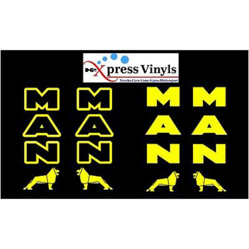 MAN truck mirror decals x 2. TGS TGX stickers | Shopee Malaysia