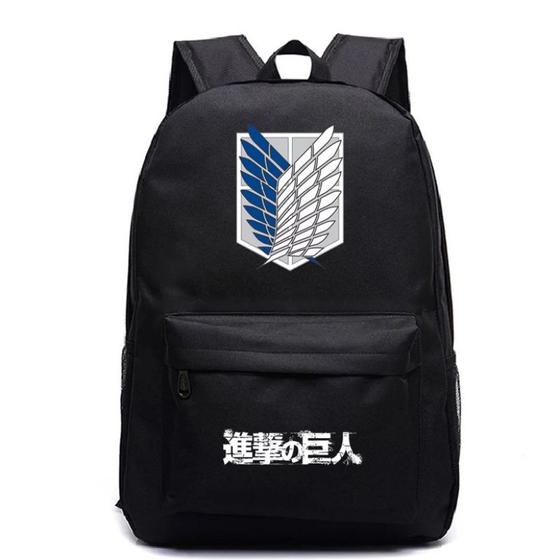 Attack on titan aot anime bag has a laptop slot, cool! | Shopee Malaysia