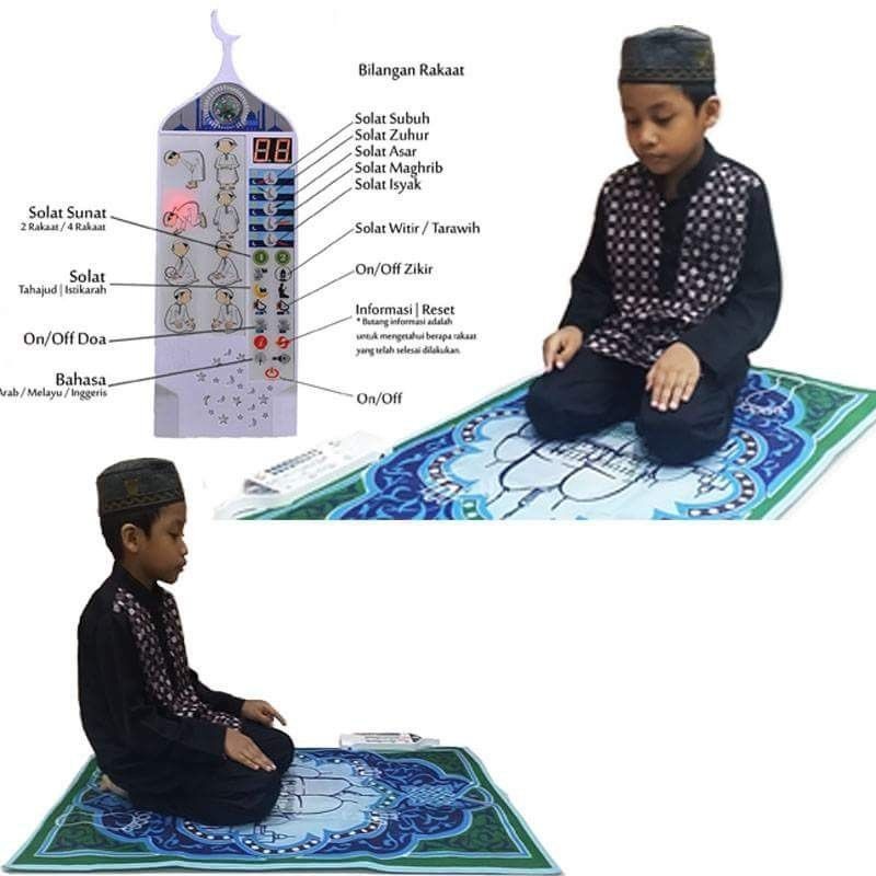 ELECTRONIC E-PANEL SOLAT LEARNING PRAYER MUSLIM KIDS CHILDREN ADULT ...