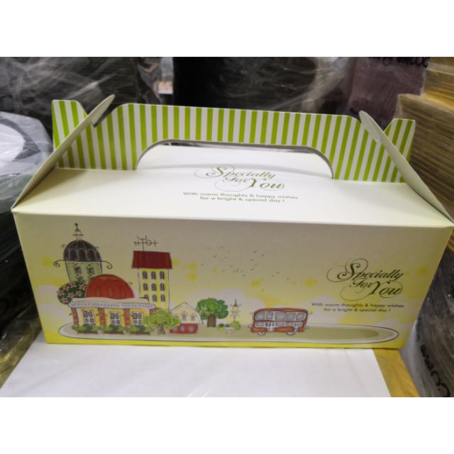 Saiz 5”x10”x4” cake box | Shopee Malaysia