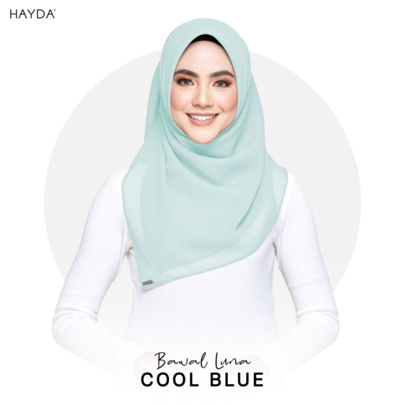 [READY STOCK] Hayda Scarf 💕 Bawal Luna New Shades🔥 Bawal Chiffon With ...