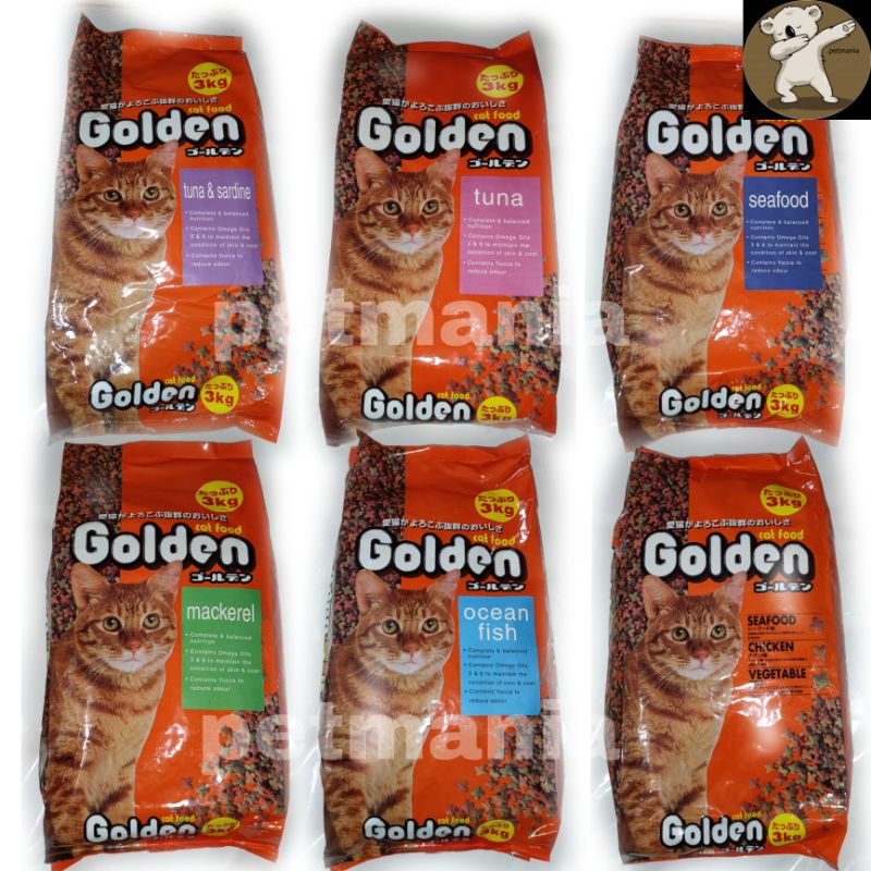 Golden Cat Food 3kg Improved Formula kucing makanan | Shopee Malaysia