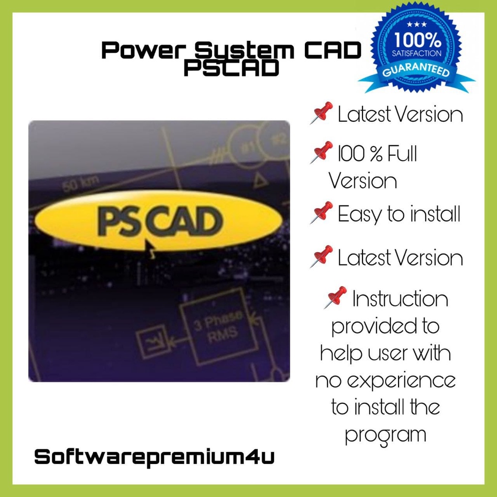 🔥【Full Version】🔥 Power System CAD Professional 4.5 (PSCAD) | Shopee Malaysia