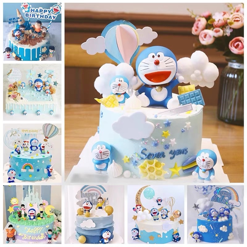 🔥Ready Stock🔥Doremon Cake Topper/Decoration 哆啦A梦蛋糕装饰 | Shopee Malaysia