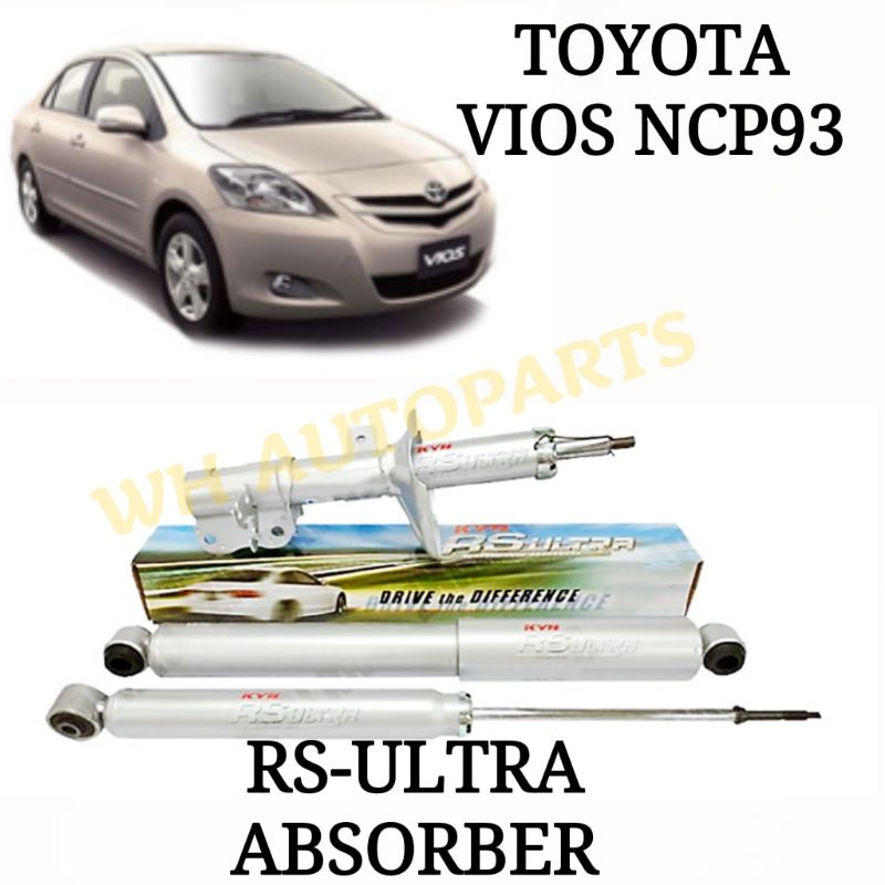ABSORBER (KYB RS-ULTRA) TOYOTA VIOS NCP93 (FRONT/REAR) | Shopee Malaysia