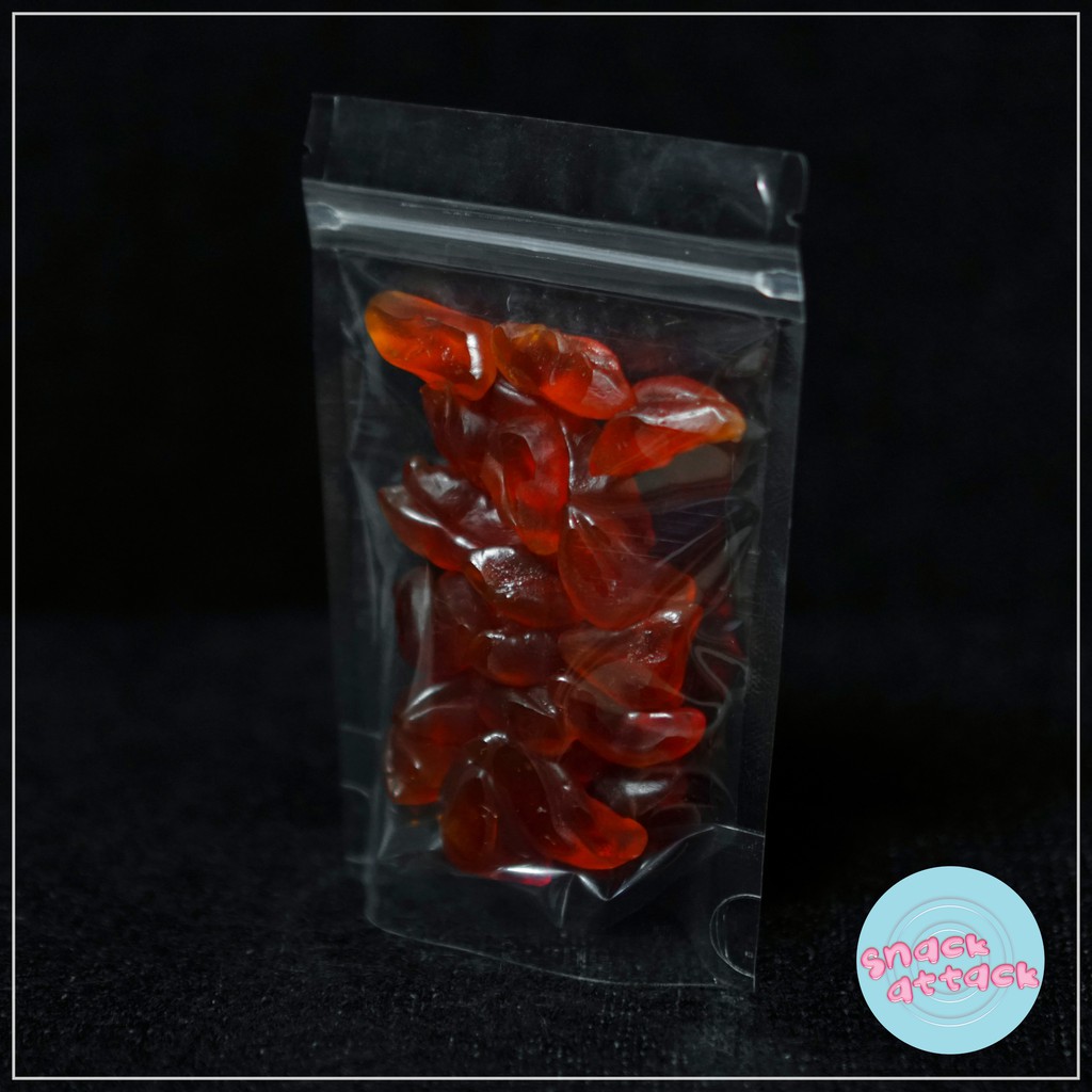 Bebeto Strawberry Lips Gummy Candy - 100g [REPACK] [Resealable Zip Lock ...
