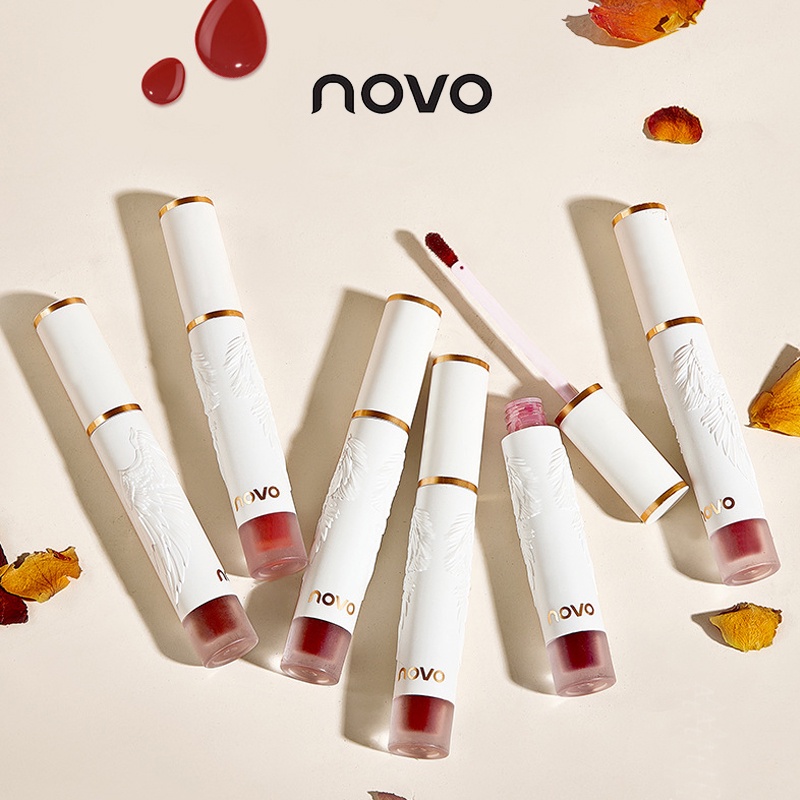 CLOT Novo Beauty Lip Gloss Lipstick Soft Feather This high-coverage lip ...