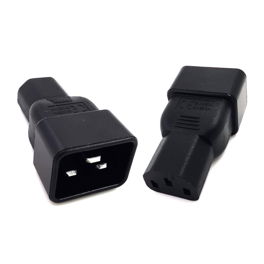IEC 60320 C13 To C20 Power Converter 10A 250V/15A 125V, Connect C14 And ...