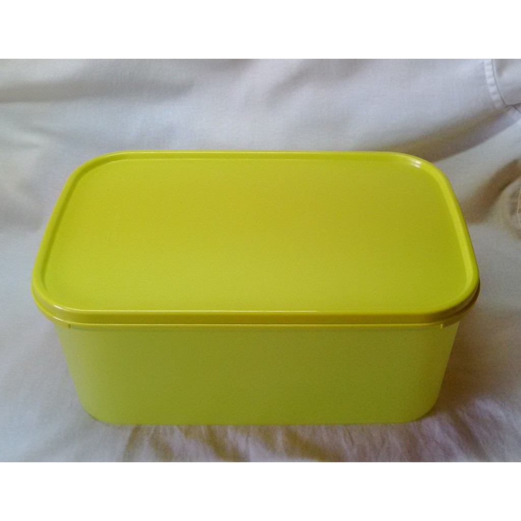 Tupperware Modular Mates Rectangular II (1) 4.3L - Yellow | Shopee Malaysia