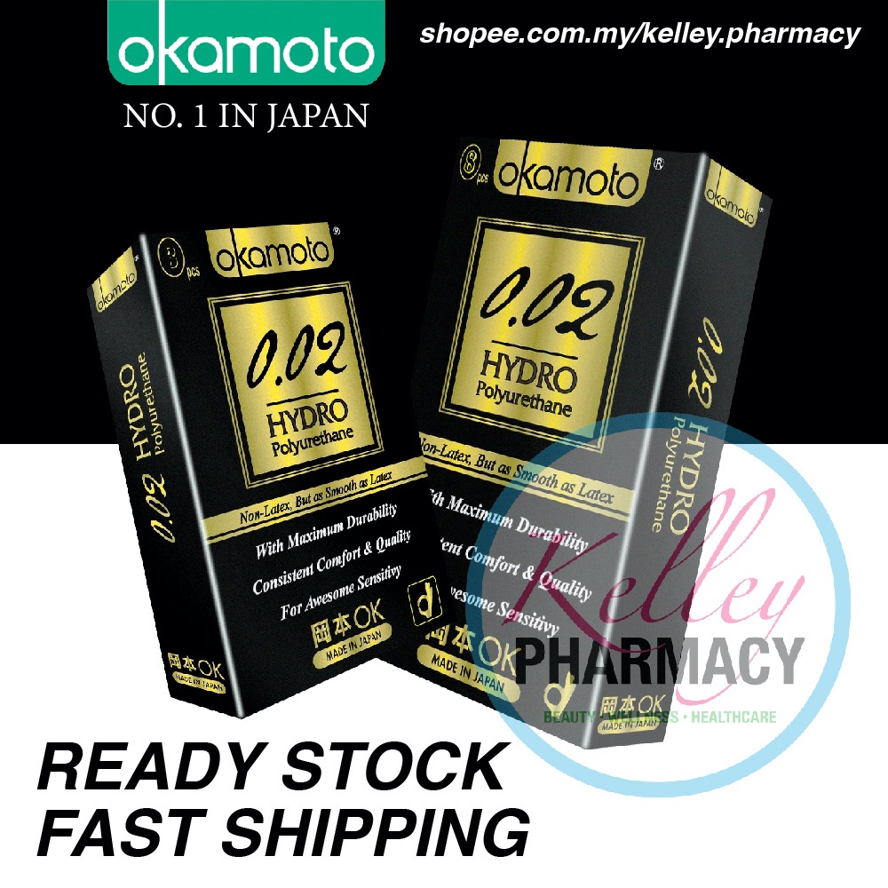 Okamoto 002 HYDRO Polyurethane JAPAN Condoms (EXP 2028) | Shopee Malaysia