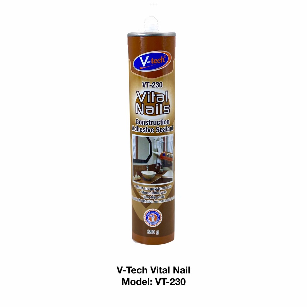 V-Tech Vital Nails (VT-230) Construction Adhesive / 350g/ Maxbond/ Nail ...