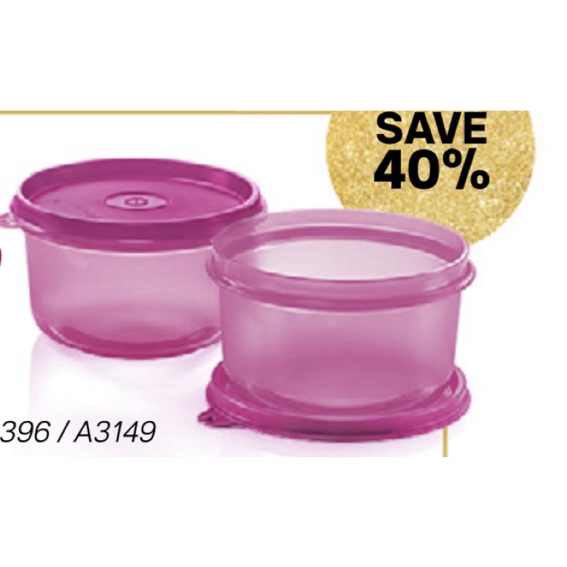 Tupperware Round Keeper 380ml 2pcs | Shopee Malaysia