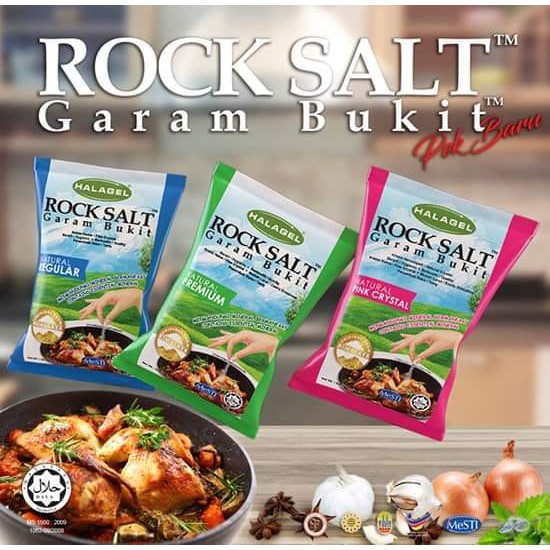 HALAGEL ROCK SALT 400G | Shopee Malaysia