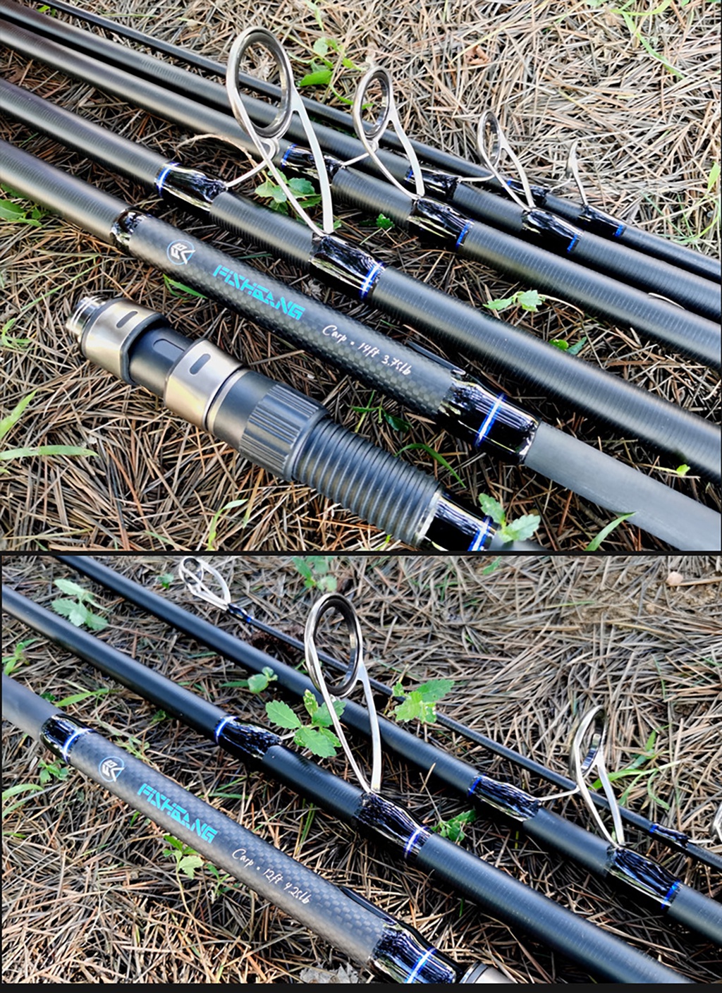 【NYA】Surf rod12ft/13ft/14ft Carbon fiber Casting/Spinning Rod light ...