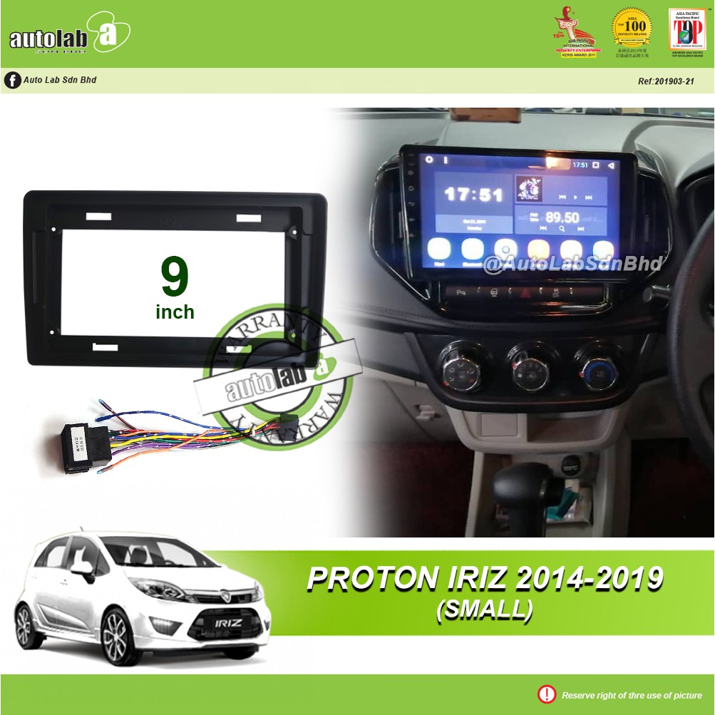 Android Player Casing 9" Proton Iriz 2014-2019 (Small Type) | Shopee ...