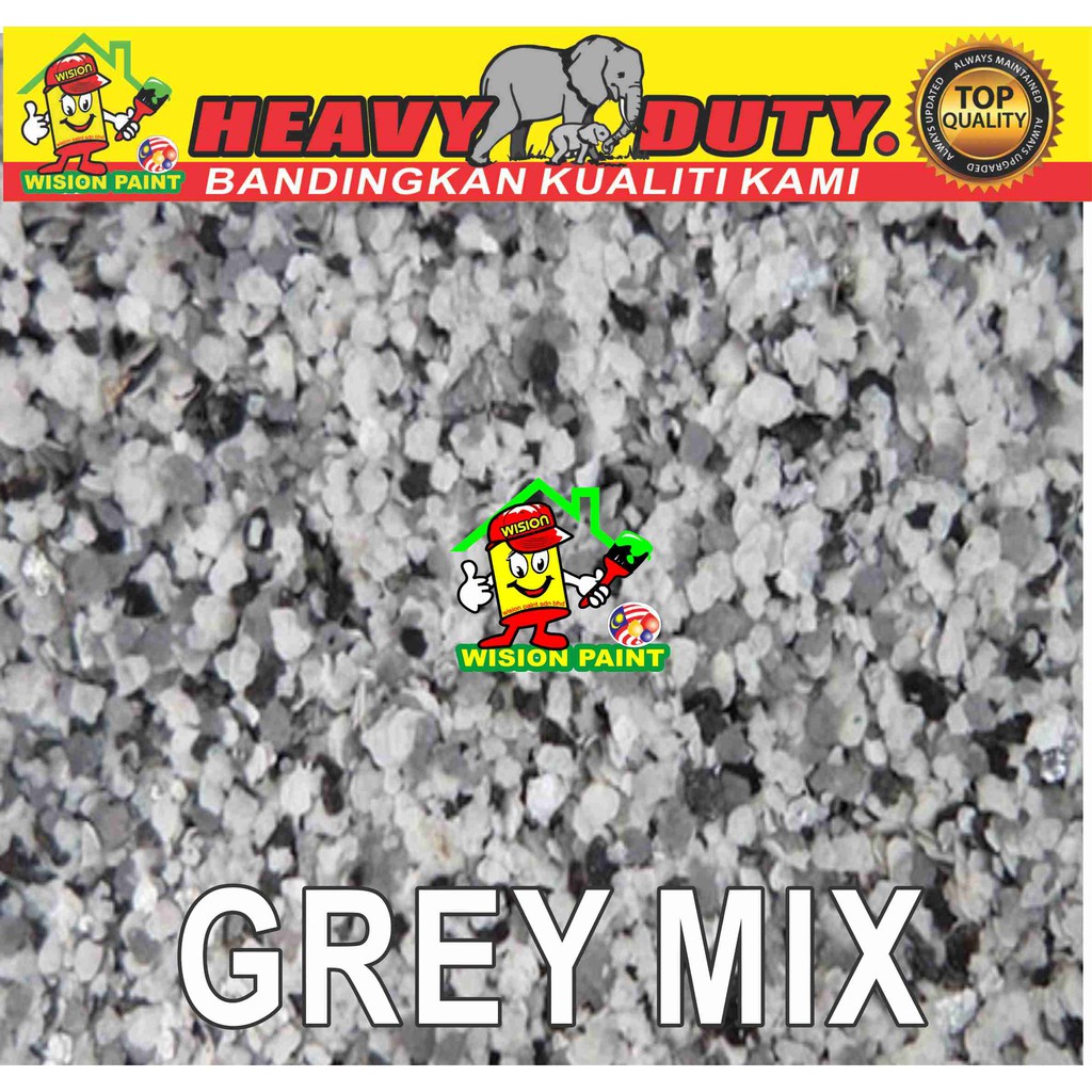 GREY MIX 💥 FLAKE COLOUR 💥 ( Colour Flake Only ) For Floor Wall Serpihan ...