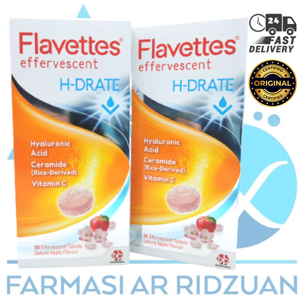 Flavettes Effervescent H-Drate (30'S) | Shopee Malaysia