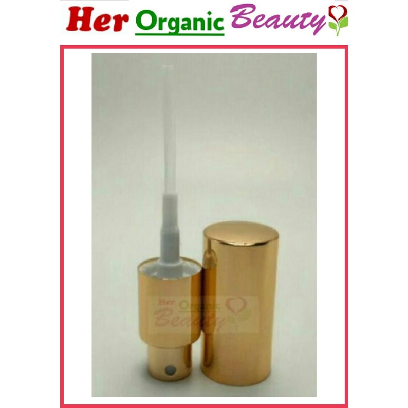 Mist Sprayer with Gold Caps for 15 ml, 20 ml, 30 ml, 50 ml, 100 ml ...