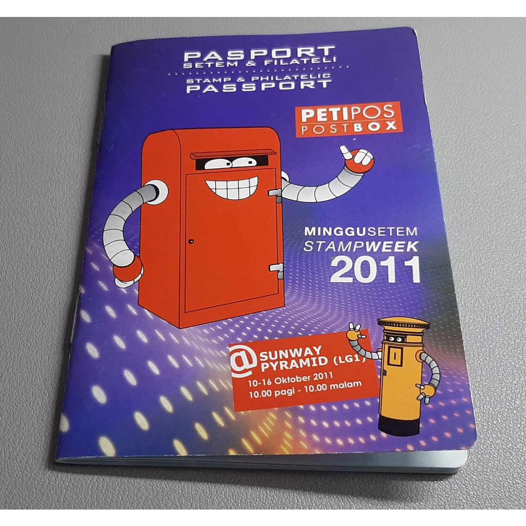 stamp week 2011 minggu setem peti pos post box passport 7 days cop ...