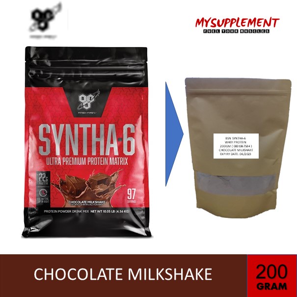 TESTER/REPACK BSN SYNTHA-6 ULTRA-PREMIUM PROTEIN, WHEY PROTEIN IN ...