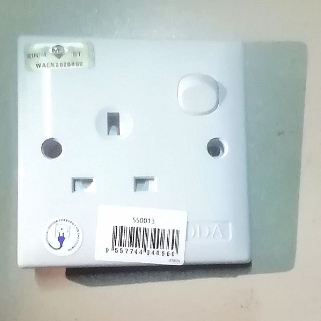 13 AMP SINGLE SWITCH SOCKET | Shopee Malaysia