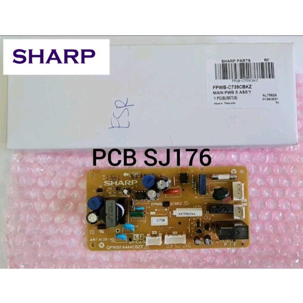 SHARP PETI SEJUK PAPAN PCB / SHARP REFRIGERATOR/FRIDGE PCB BOARD SJ ...