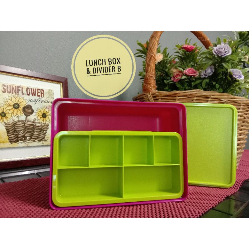 Tupperware Fun Keeper/ Bekas Bento/ Bento Lunch Box/ Jewellery Box ...