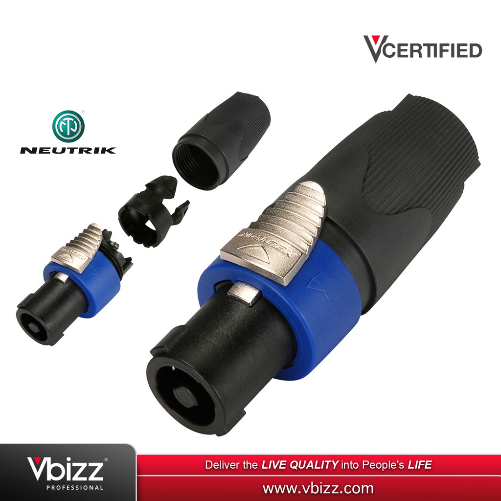 NEUTRIK NL4FX 4 Pole Speaker Connector | Shopee Malaysia