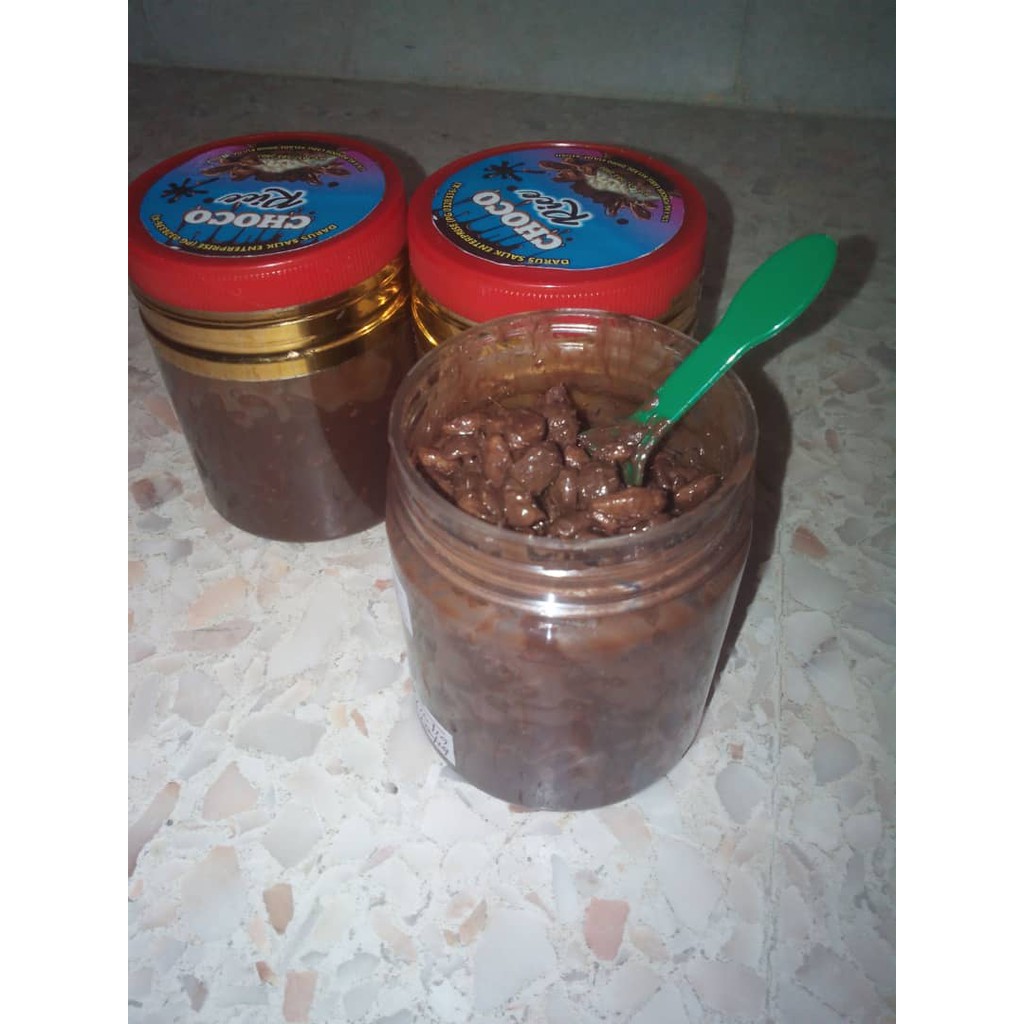 chocorice coklat meleleh chocojar banjir coklat sedap yummy /choco ...