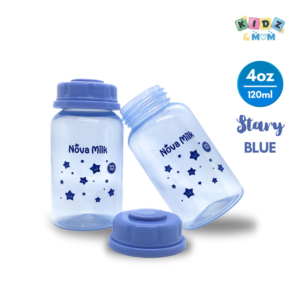 NOVA MILK Storage Bottle Standard Neck 4oz / Botol Simpan Susu (1pcs ...